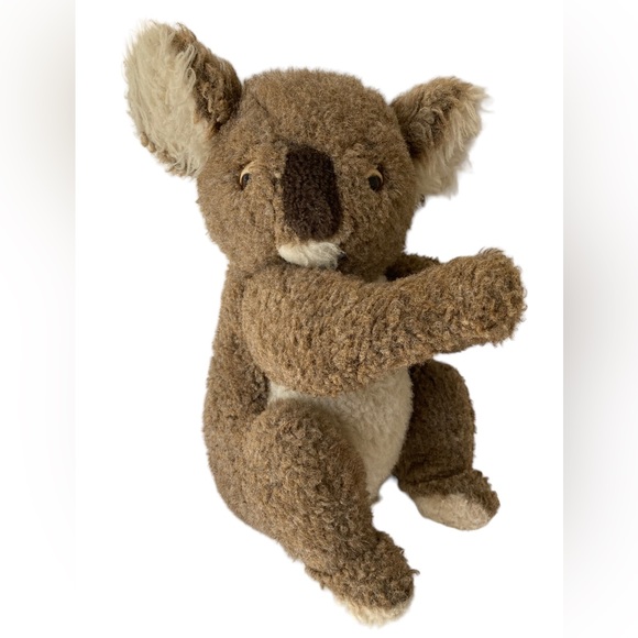 Dakin | Toys | Vintage Dakin Koala Bear Stuffed Plush Brown Cream 1981 Hook Loop Hands | Poshmark